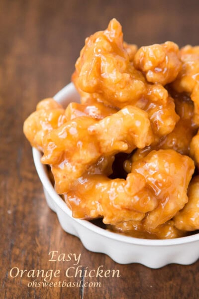 Easy Orange Chicken Recipe (Homemade!) | Oh Sweet Basil