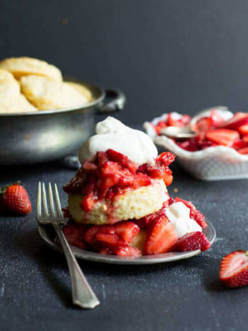 Italian Strawberry Shortcake - Oh Sweet Basil