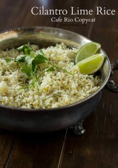 Cilantro Lime Rice Cafe Rio {Copycat} [+ Video] - Oh Sweet Basil
