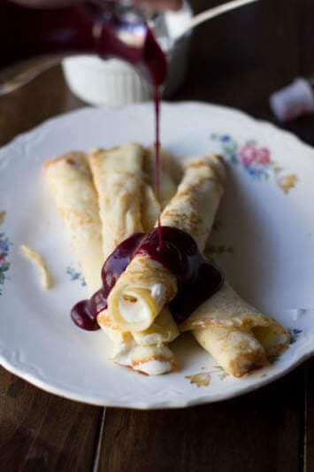 Berries N Cream Crepes