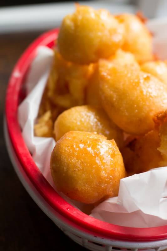 Honey Butter Fried Corn Fritters