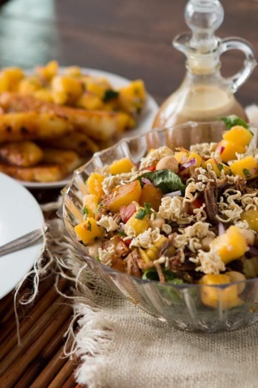 Crunchy Polynesian Pork Salad