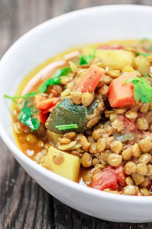 One-Pot Vegetables and Lentil Recipe