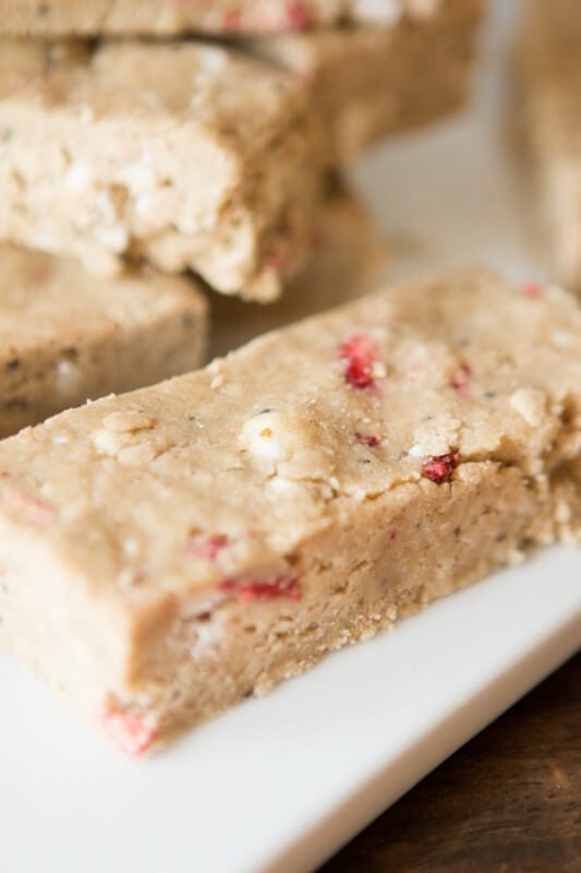 Strawberries and Cream Protein Bars