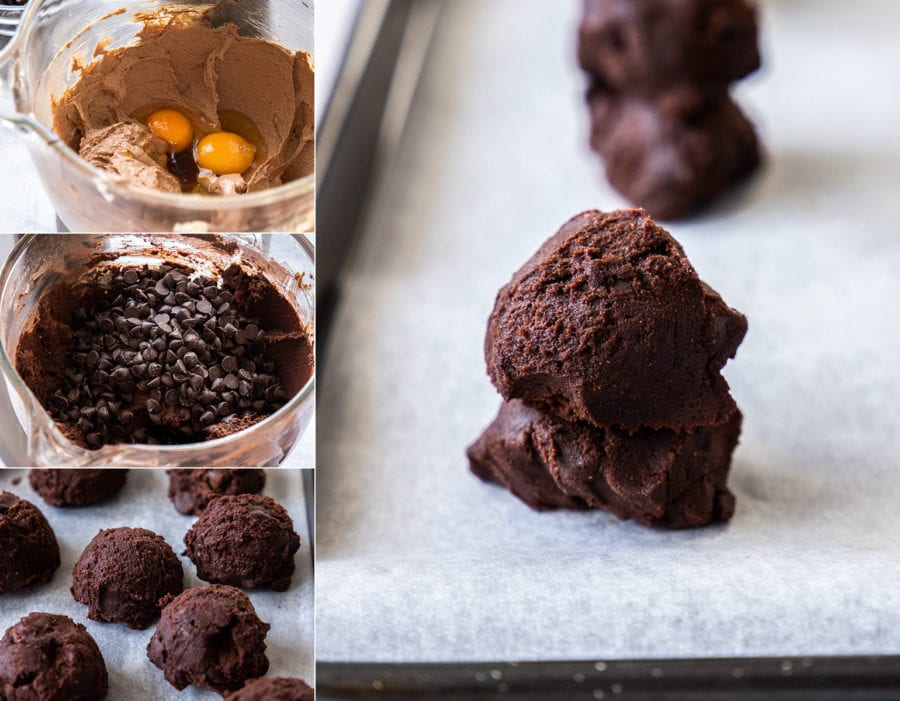 Triple Chocolate Cookies Recipe (Bakery-Style!) - Oh Sweet Basil