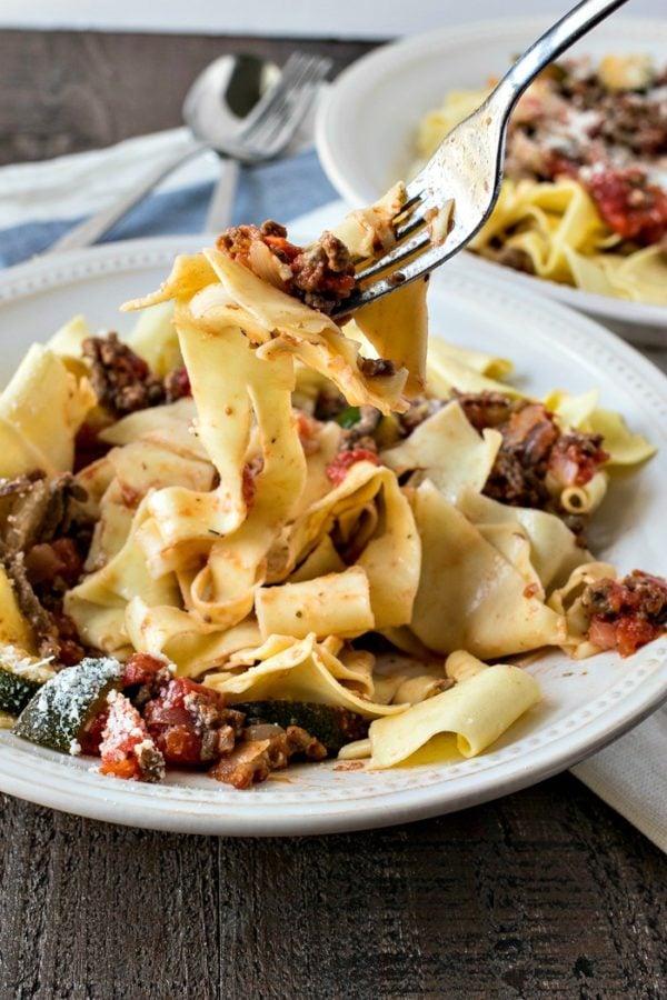 Easy Beef Ragu and Pasta