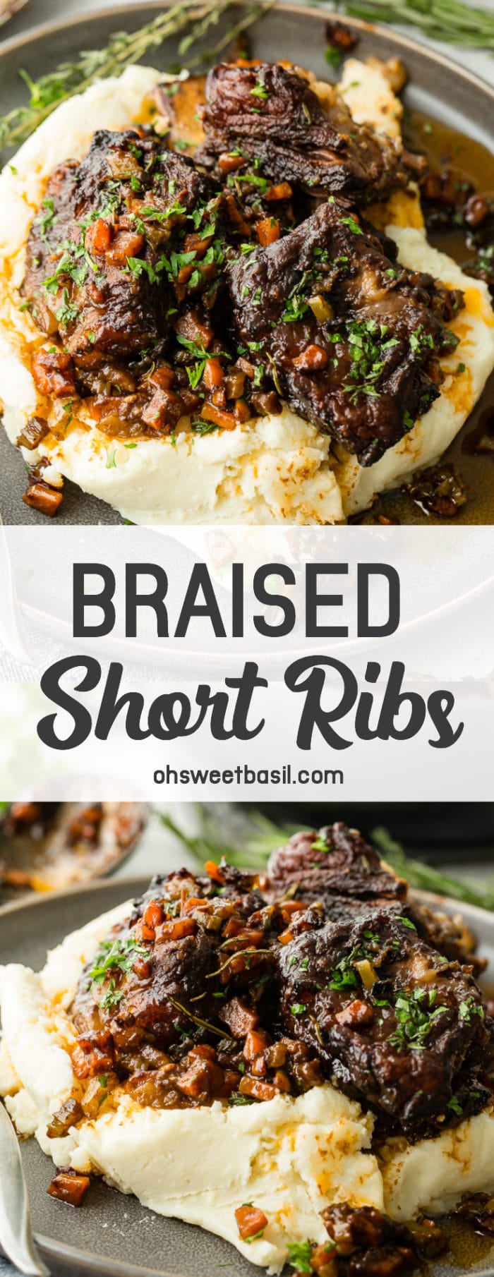Oven Braised Short Ribs [+ Video]