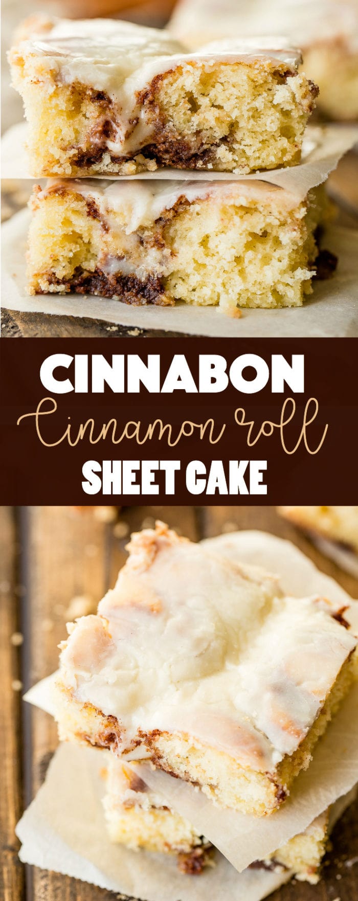 Cinnabon Cinnamon Roll Sheet Cake [+Video]