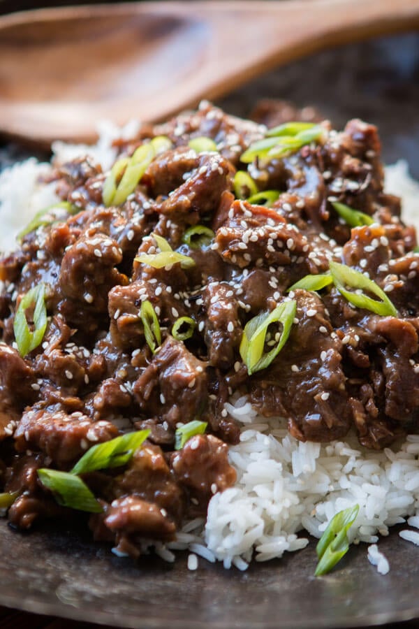 Slow Cooker Korean BBQ Beef
