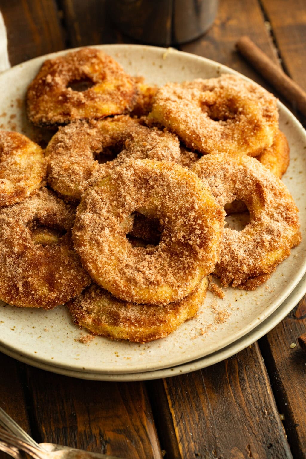 Easy Air Fryer Fried Apple Rings