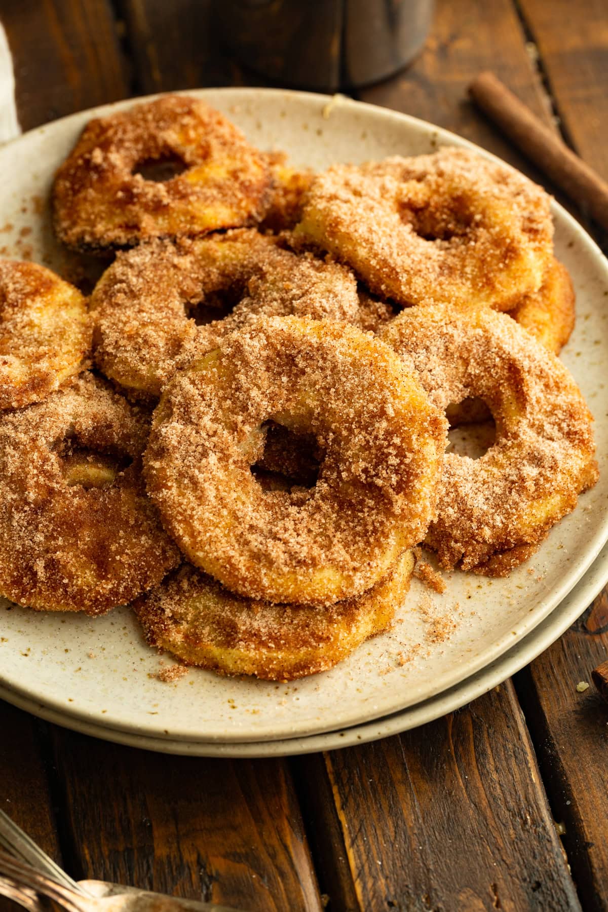 Easy Air Fryer Fried Apple Rings