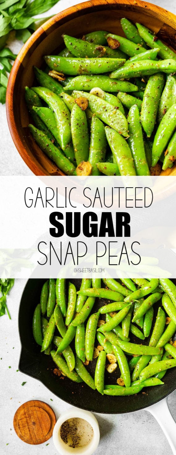 Garlic Sautéed Sugar Snap Peas