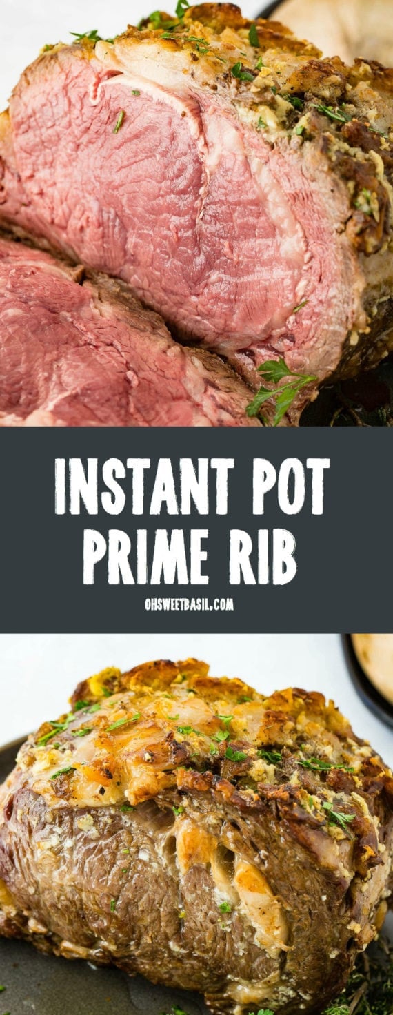 Instant Pot Prime Rib - Oh Sweet Basil