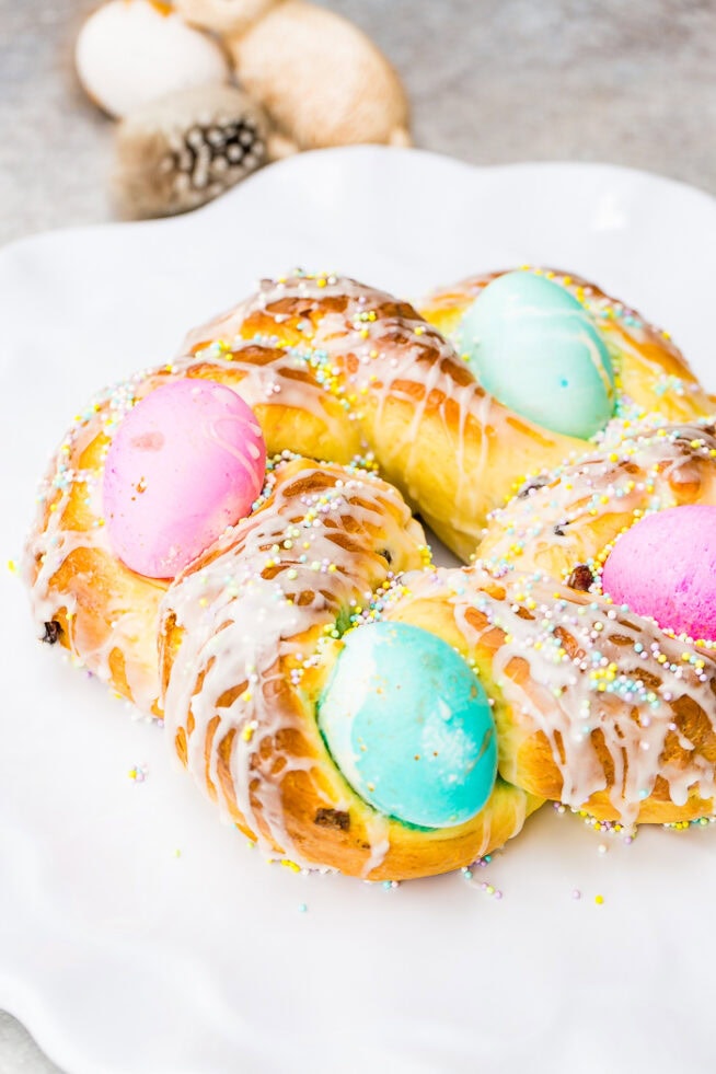 Italian Easter Bread - Oh Sweet Basil