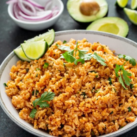 Spanish Rice - Oh Sweet Basil