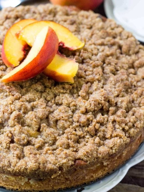 Better Than Starbucks Iced Coffee Cake - Oh Sweet Basil