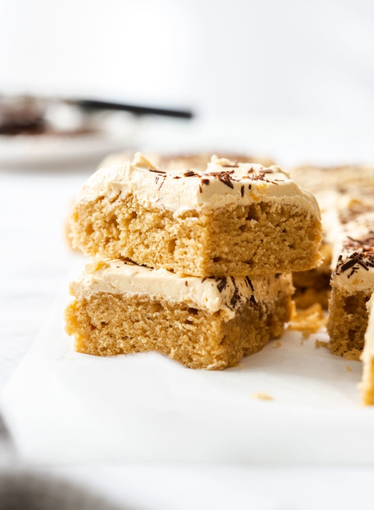 Peanut Butter Sheet Cake (+ Peanut Butter Frosting!) - Oh Sweet Basil