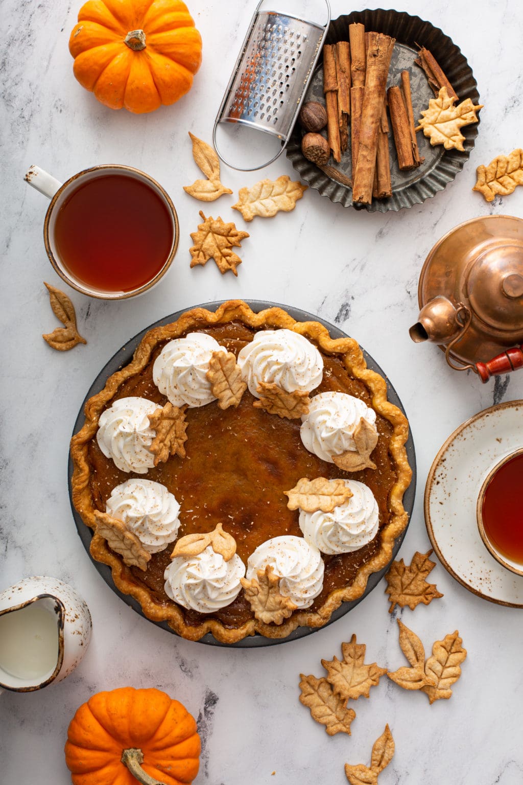 Classic Pumpkin Pie - Oh Sweet Basil