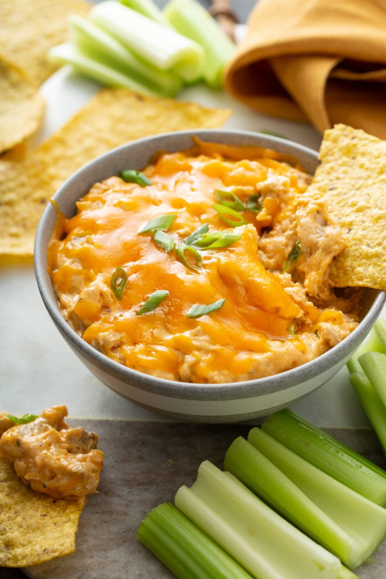 Slow Cooker Buffalo Chicken Dip