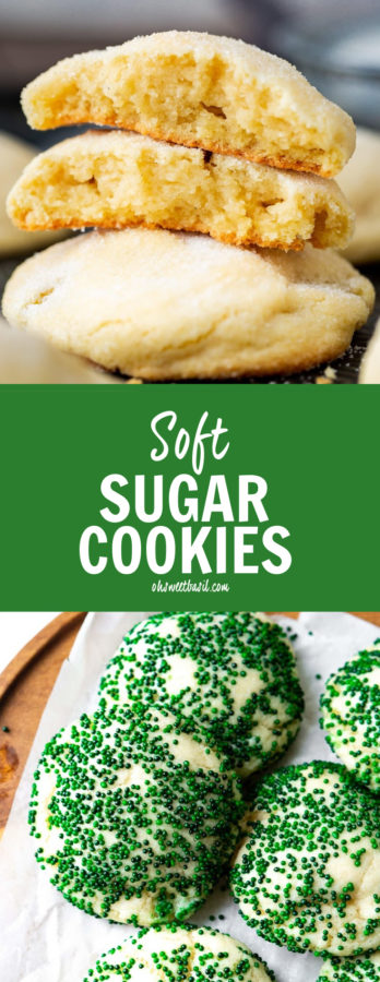 Soft Sugar Cookies - Oh Sweet Basil