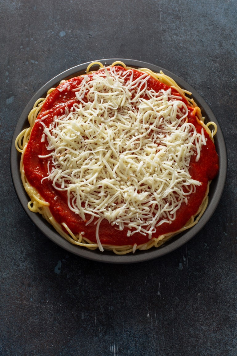 Baked Spaghetti Pie - Oh Sweet Basil
