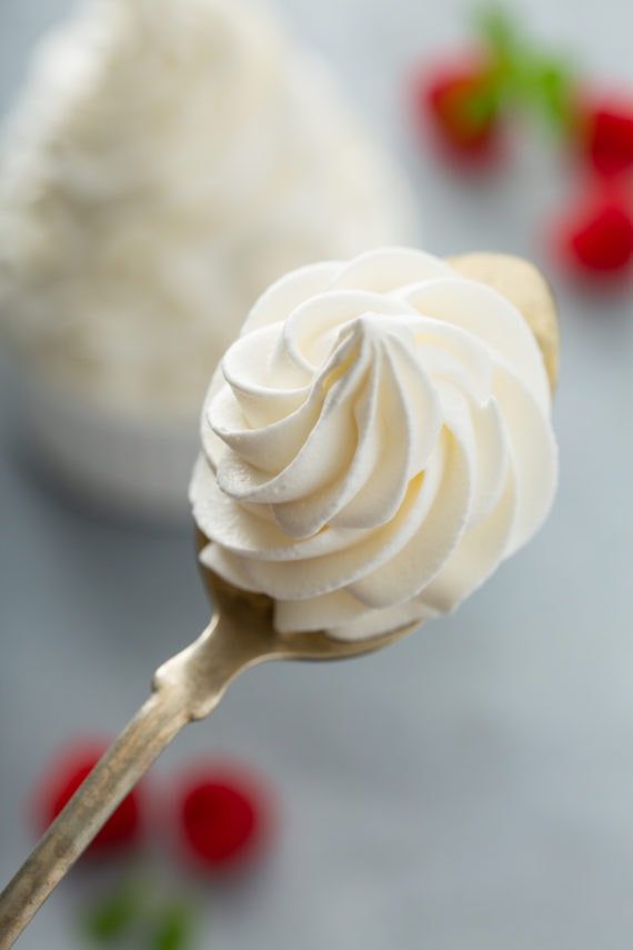 Stabilized Whipped Cream - Oh Sweet Basil