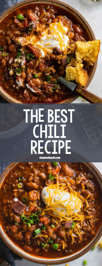 Best Chili Recipe - Oh Sweet Basil
