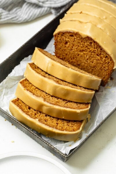 Apple Bread with Brown Sugar Icing [+Video]