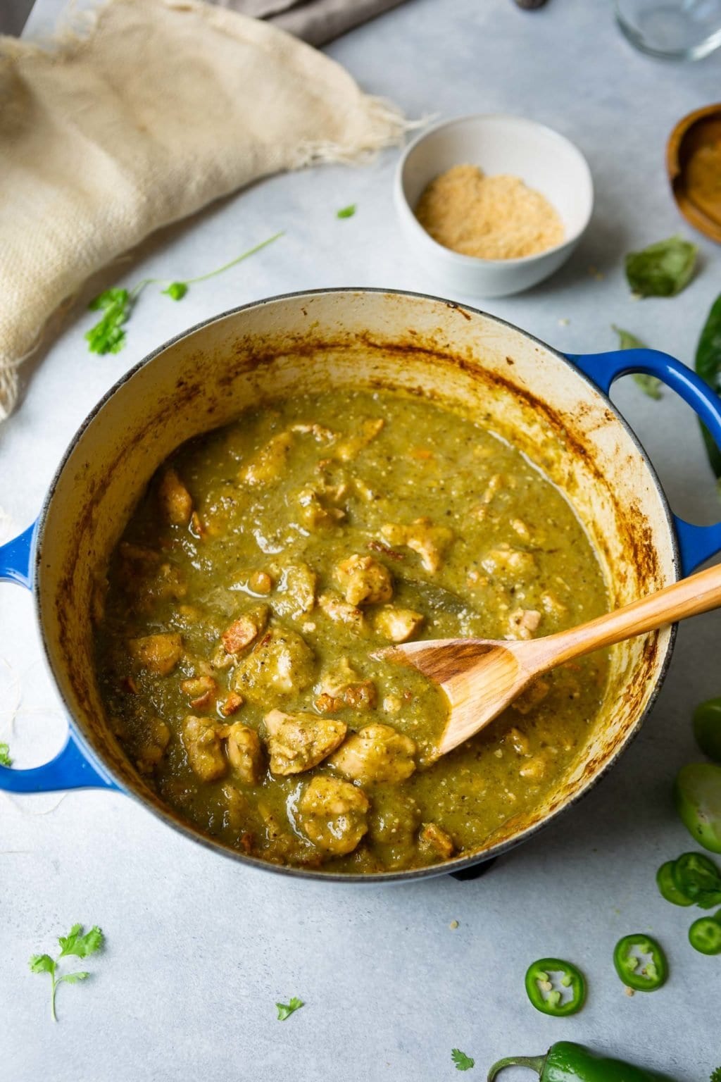 Chicken Chile Verde - Oh Sweet Basil