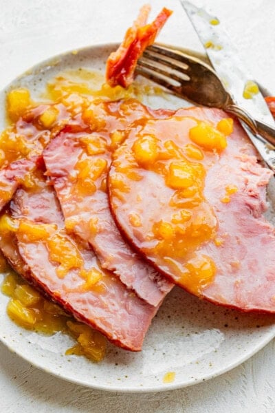 The BEST Slow Cooker Ham Recipe [+Video]