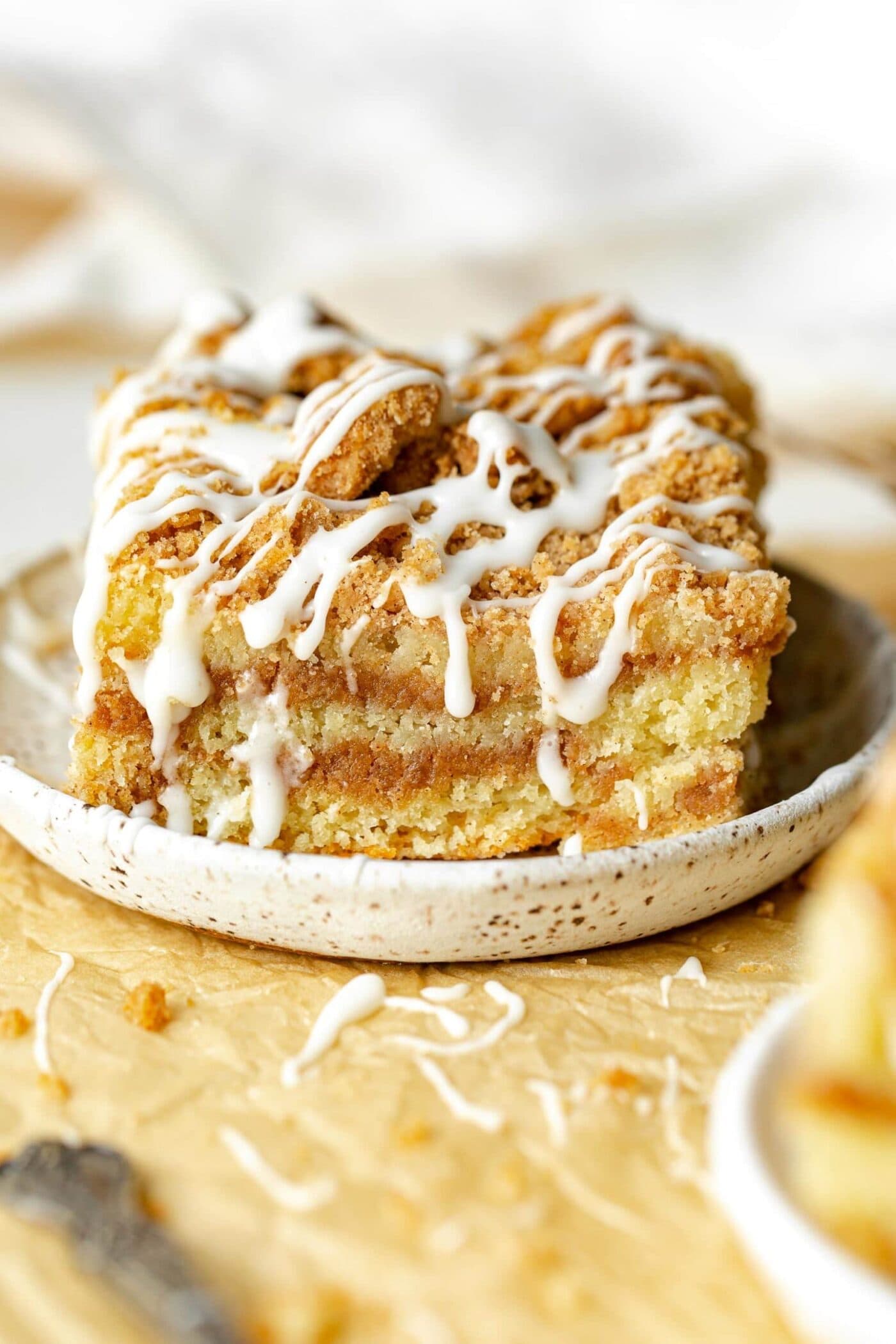 Better Than Starbucks Iced Coffee Cake - Oh Sweet Basil