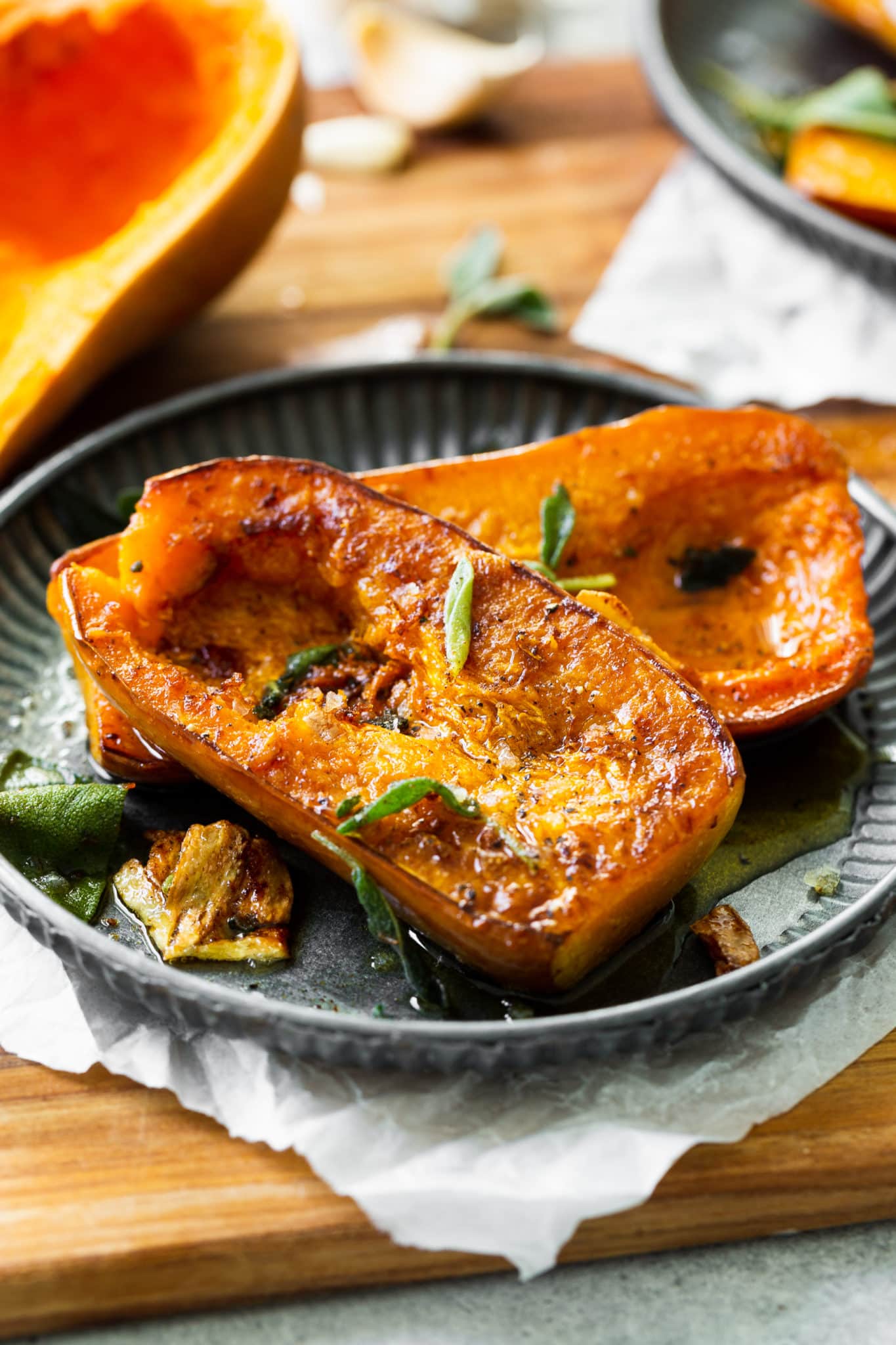 Browned Butter Sage Honeynut Squash - Oh Sweet Basil