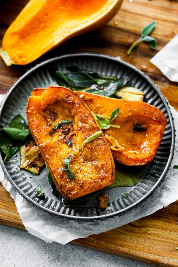 Browned Butter Sage Honeynut Squash - Oh Sweet Basil