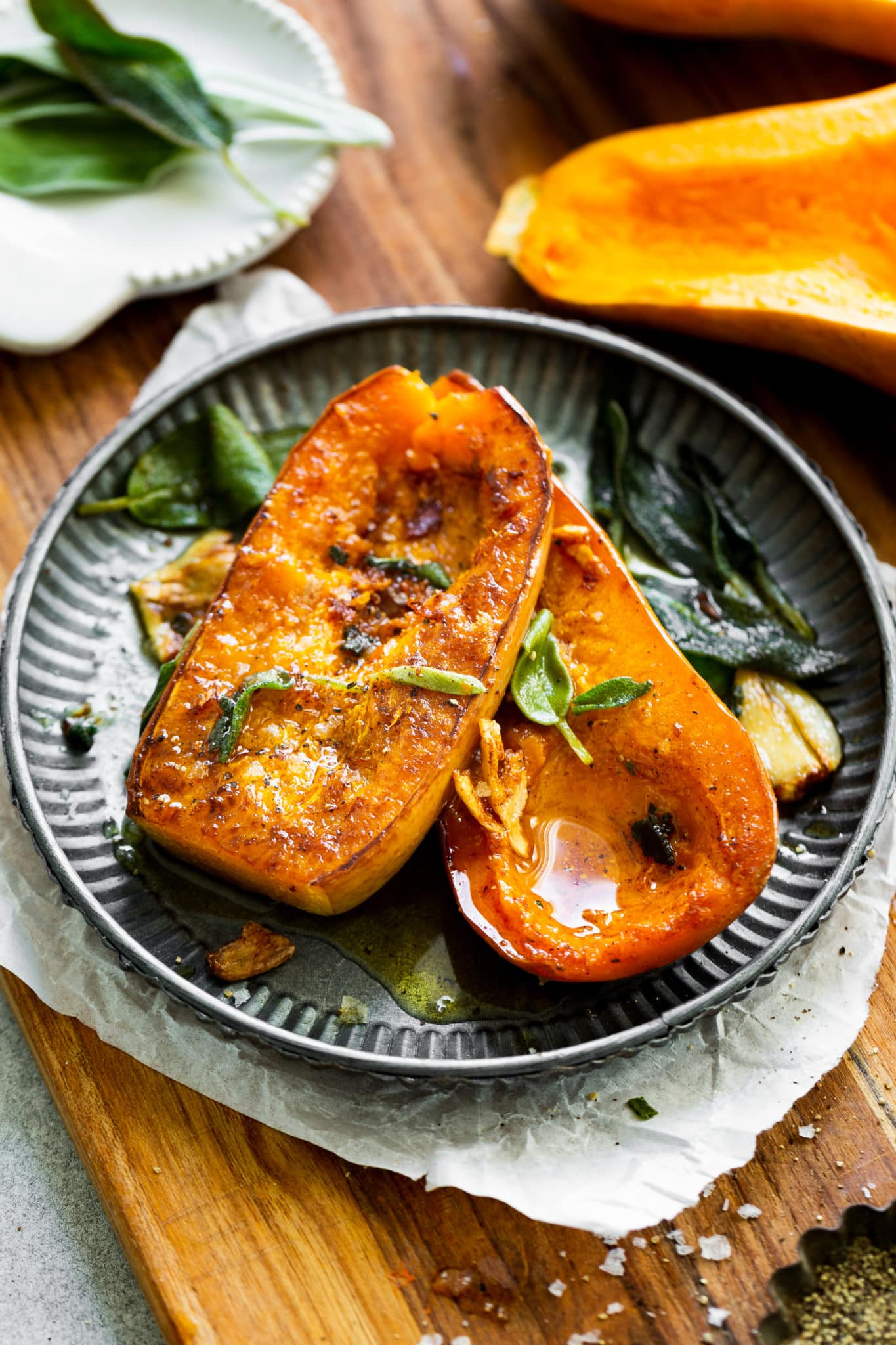 Browned Butter Sage Honeynut Squash - Oh Sweet Basil