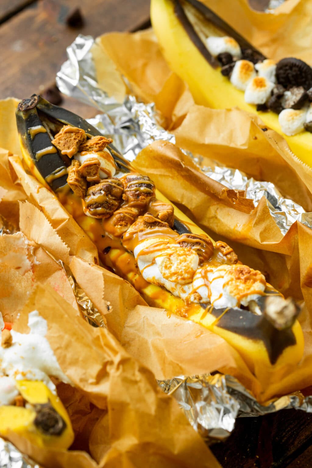 Banana Boats - Our Favorite Campfire Recipe - Oh Sweet Basil