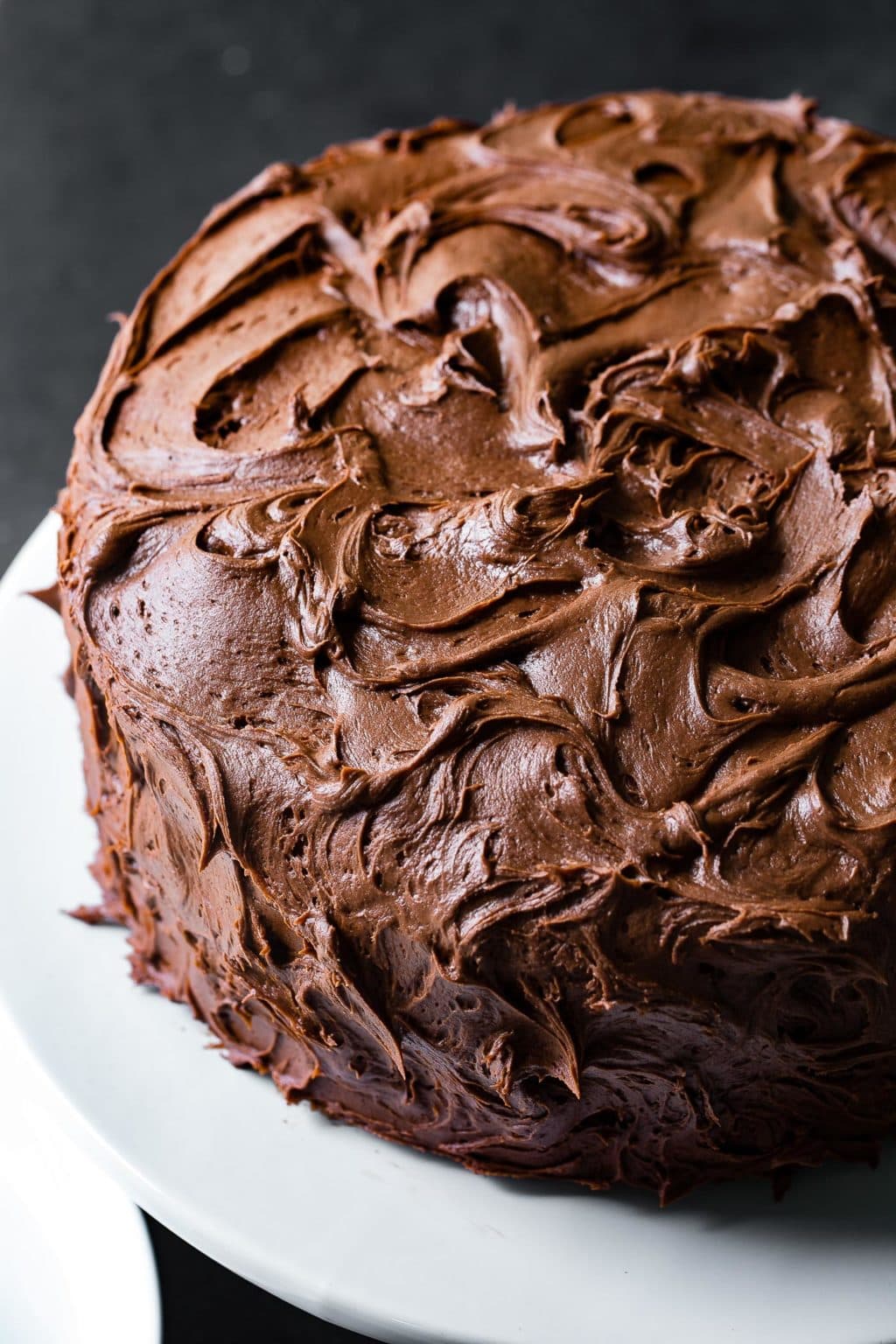Perfectly Moist Chocolate Cake Recipe (Homemade!) - Oh Sweet Basil
