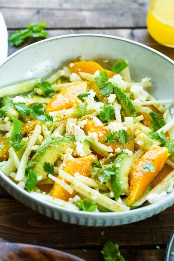 Citrus Jicama Avocado Salad - Oh Sweet Basil
