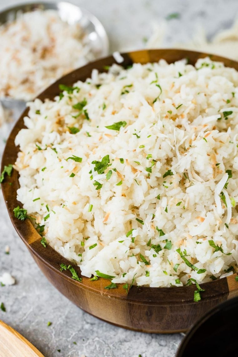 Brazilian Coconut Rice - Oh Sweet Basil