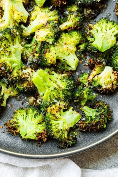 Air Fryer Crispy Smashed Broccoli