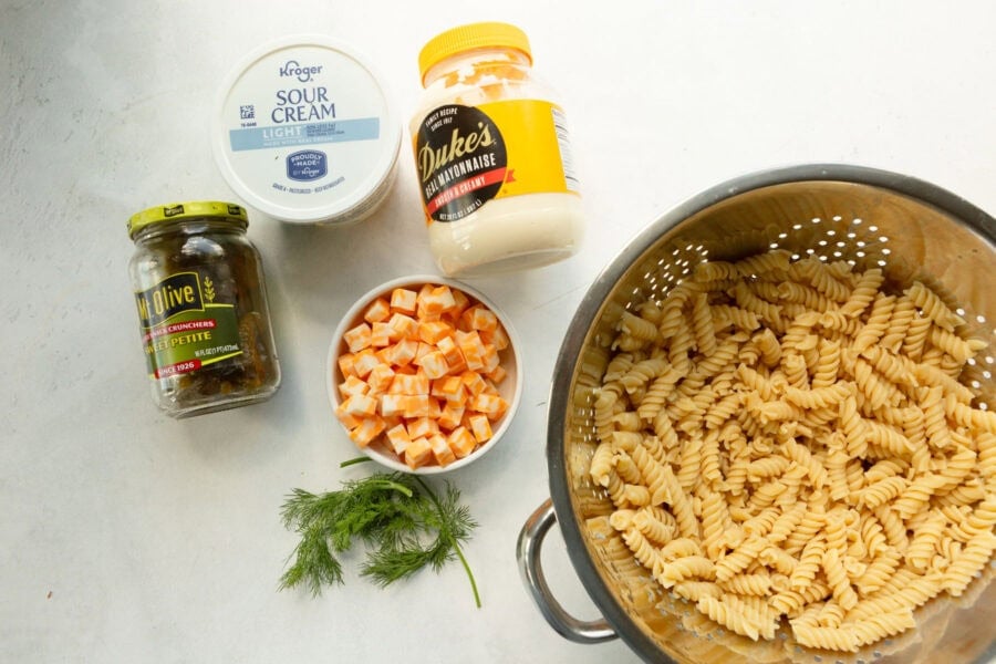Dill Pickle Pasta Salad Recipe