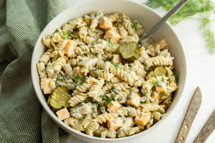 Dill Pickle Pasta Salad Recipe