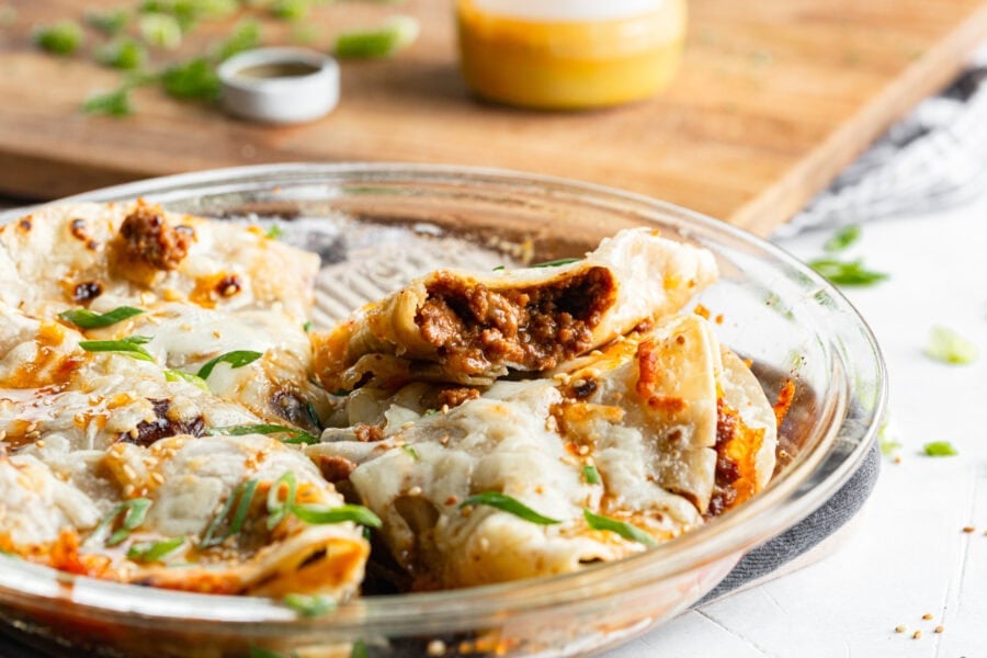 Crispy Korean Beef Pockets