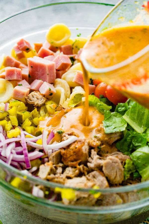 Cuban Pasta Salad - Oh Sweet Basil