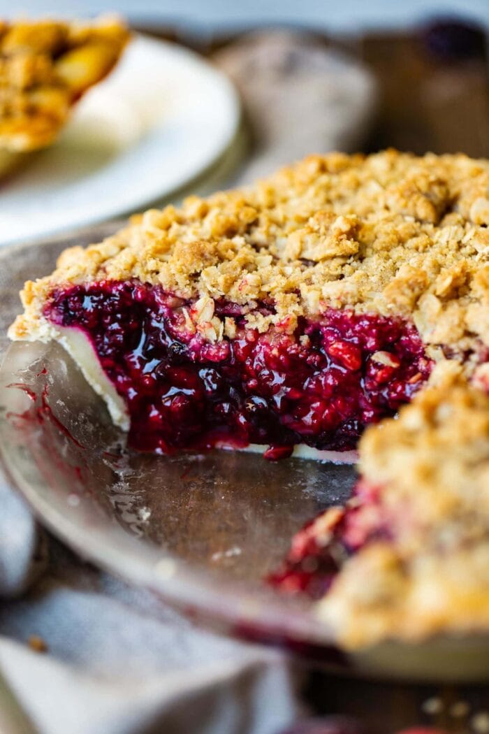 Dutch Mixed Berry Pie - Oh Sweet Basil
