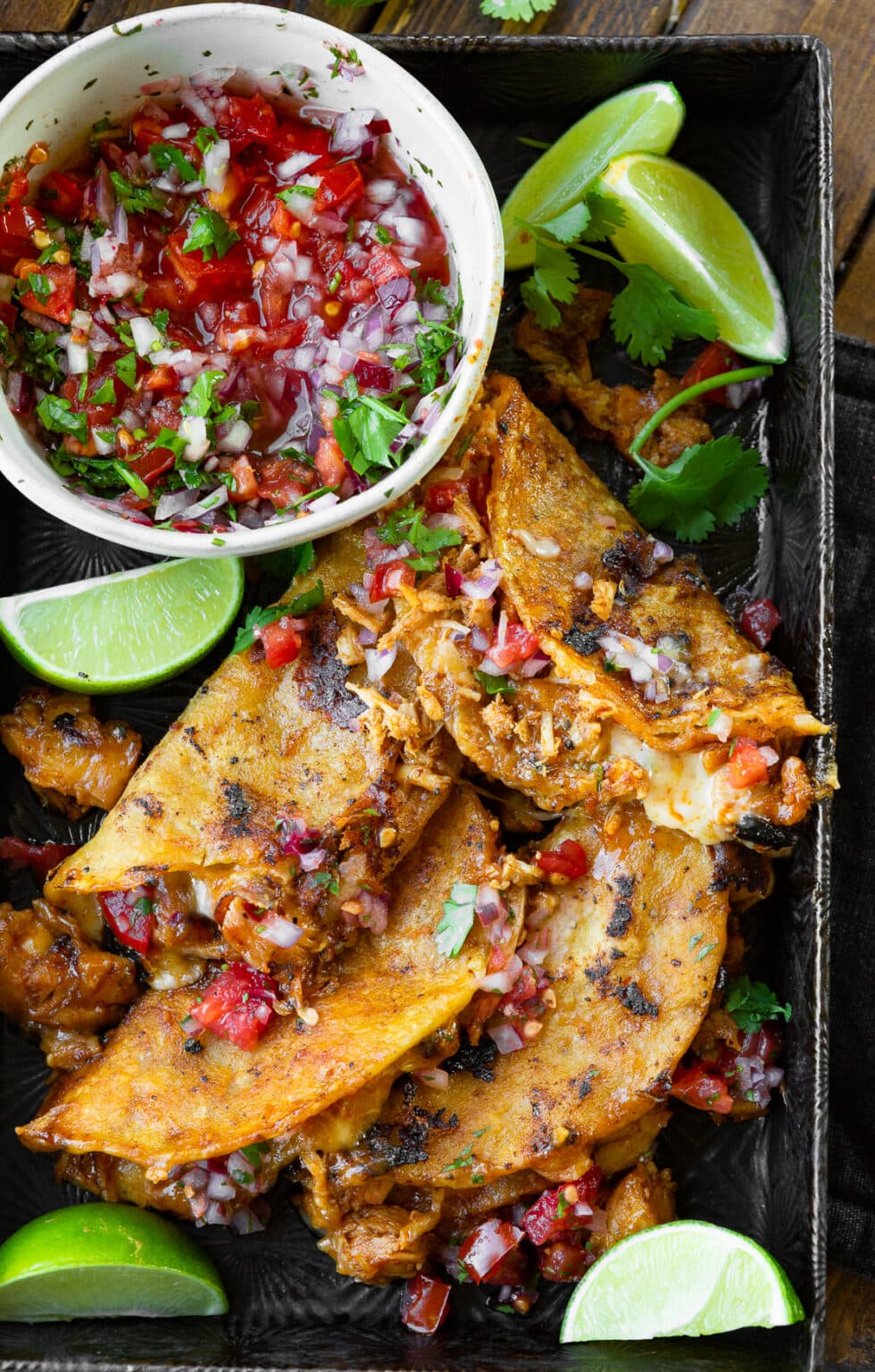 Chicken Birria Taco Recipe (Easy and Delicious) - Oh Sweet Basil