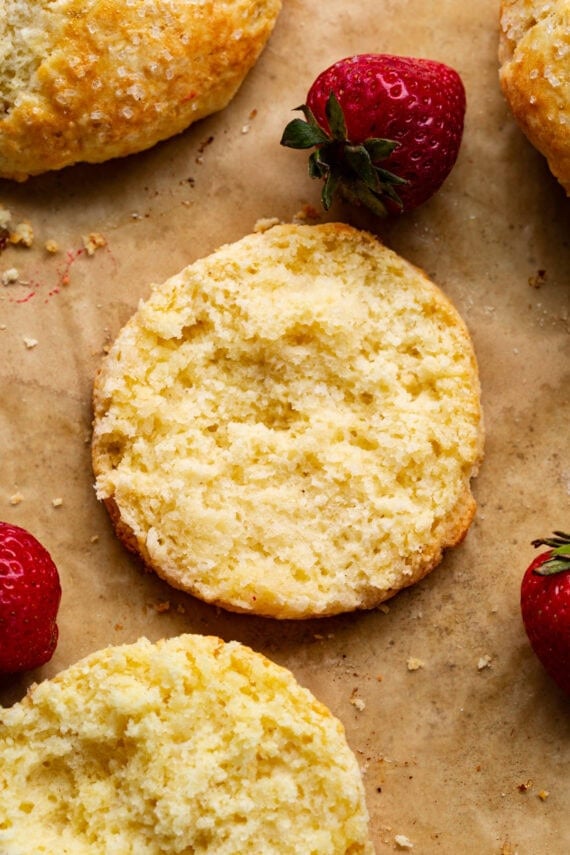 Homemade Strawberry Shortcake with Biscuits Recipe - Oh Sweet Basil