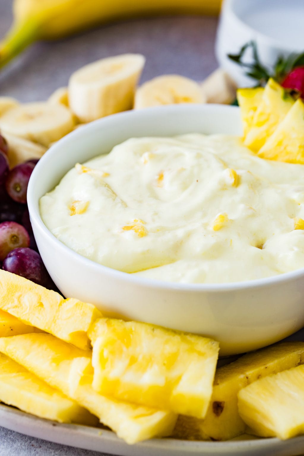 Pineapple Cream Cheese Fruit Dip