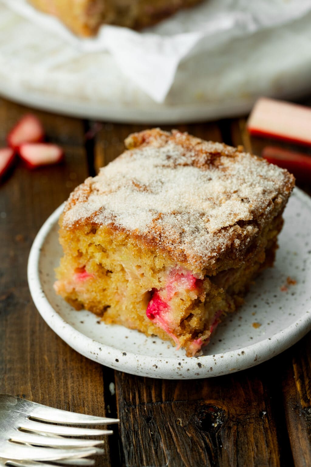 Easy Rhubarb Cake