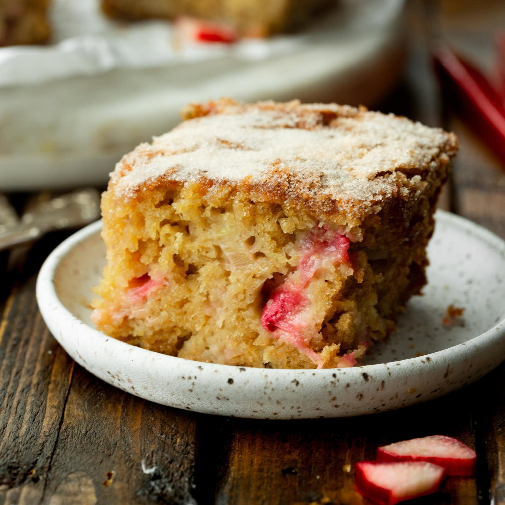 Easy Rhubarb Cake