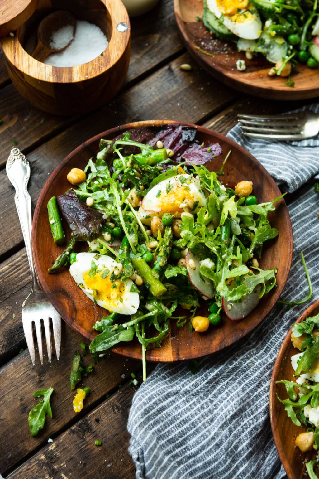 Easy Spring Salad w/ Lemon Vinaigrette- Oh Sweet Basil